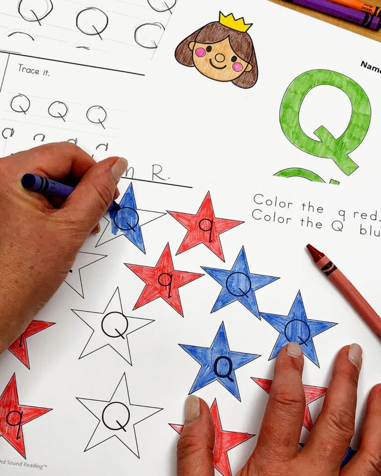 Letter Q Lessons (Letter of the Week) Print and Go! – dollarlessonclub.com