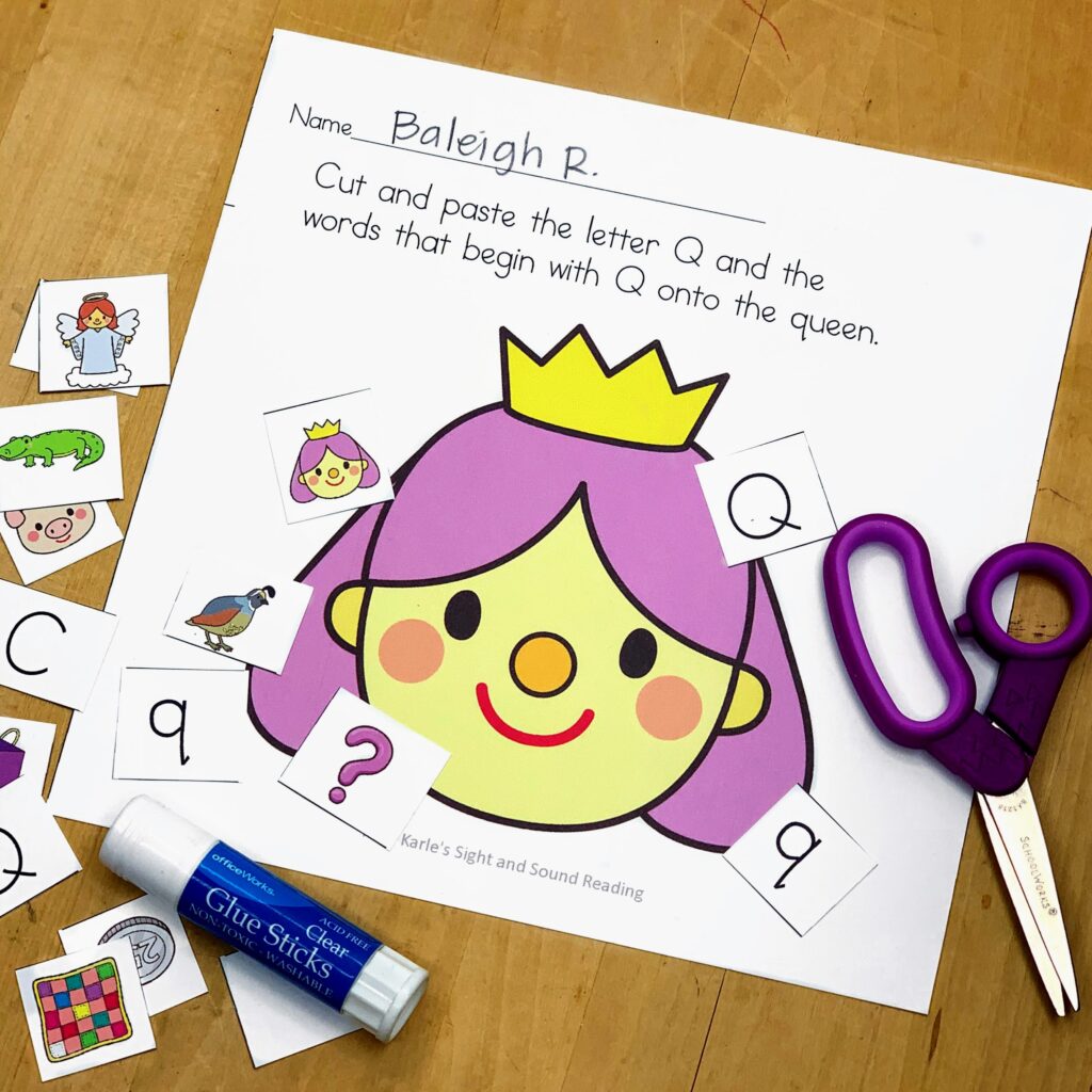 Letter Q Lessons (Letter of the Week) Print and Go! – dollarlessonclub.com