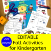 Kindergarten Activity Pack for Fall – dollarlessonclub.com