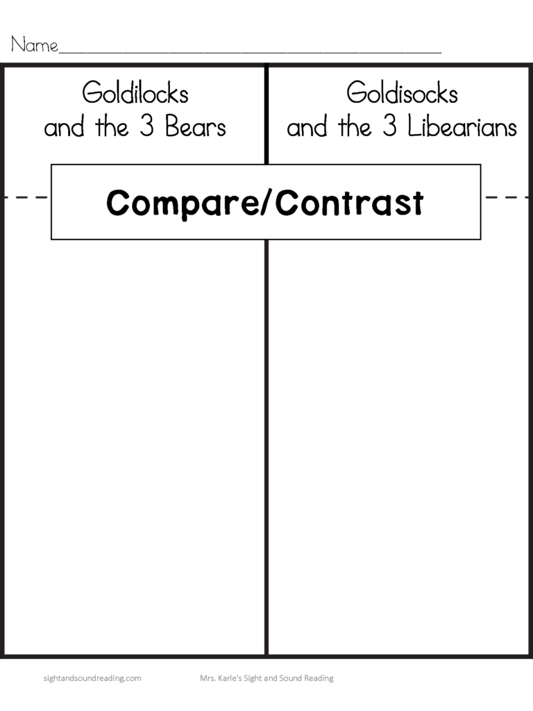 Goldilocks and the 3 Bears Readers Theater – dollarlessonclub.com