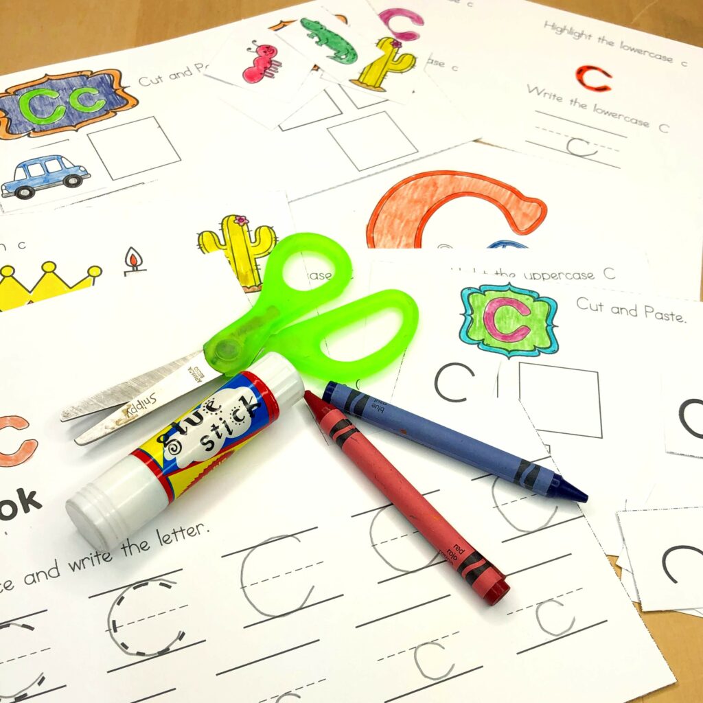 Letter C Lessons (Letter of the Week) Print and Go! – dollarlessonclub.com