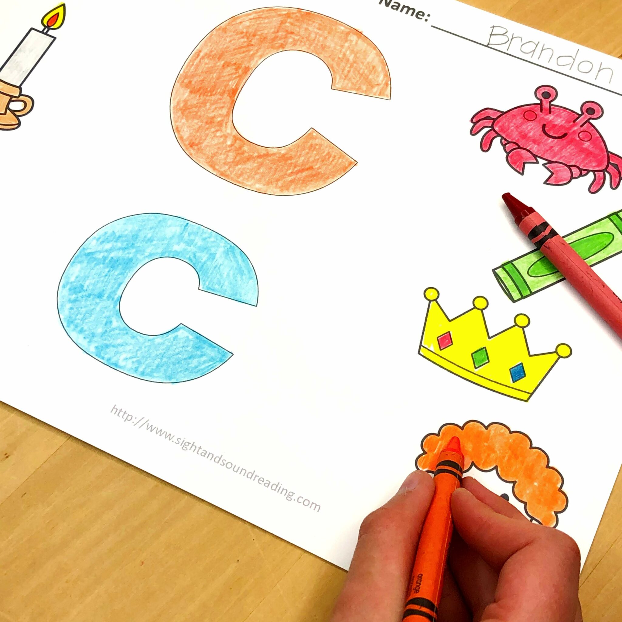 Letter C Lessons (Letter of the Week) Print and Go! – dollarlessonclub.com