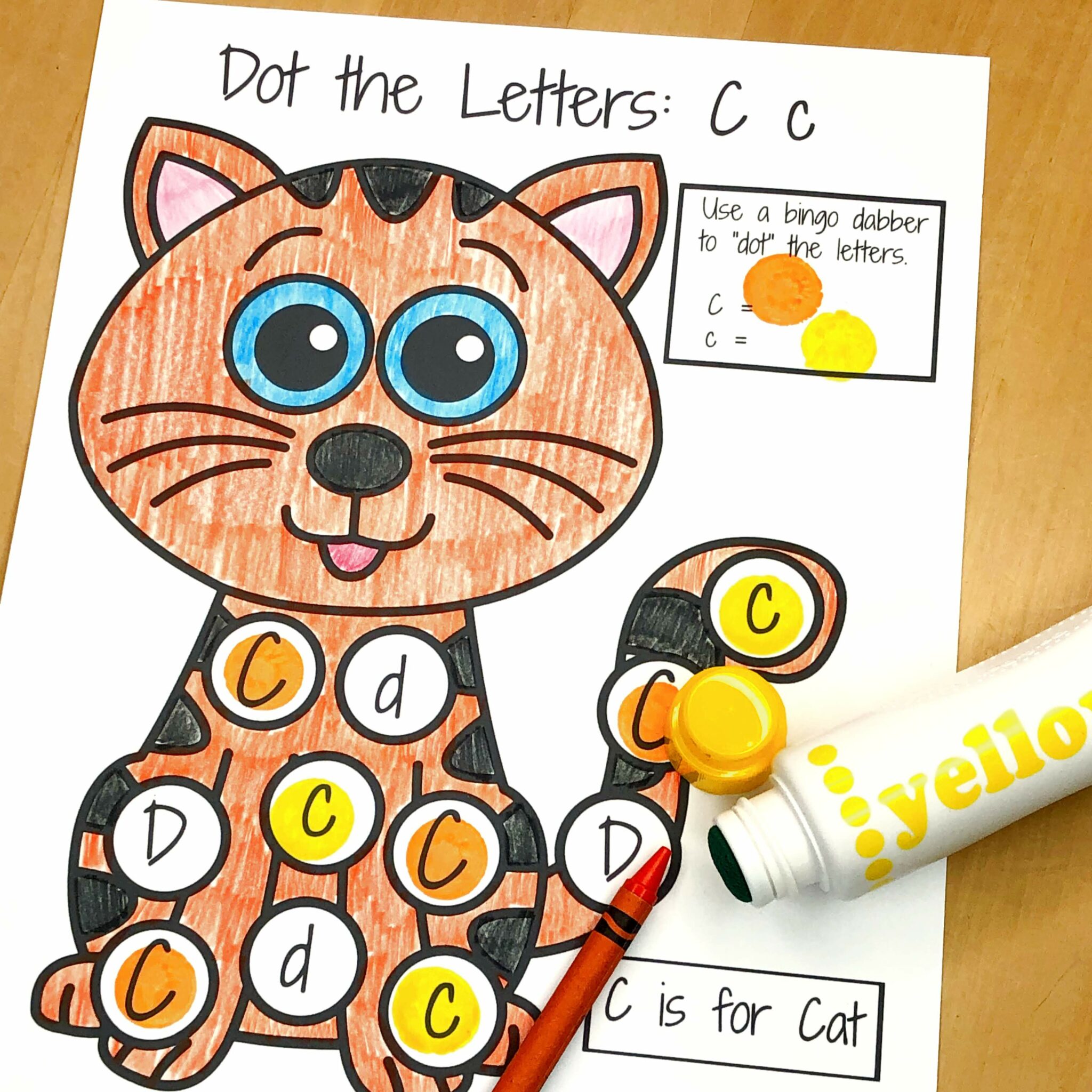 Letter C Lessons (Letter of the Week) Print and Go! – dollarlessonclub.com
