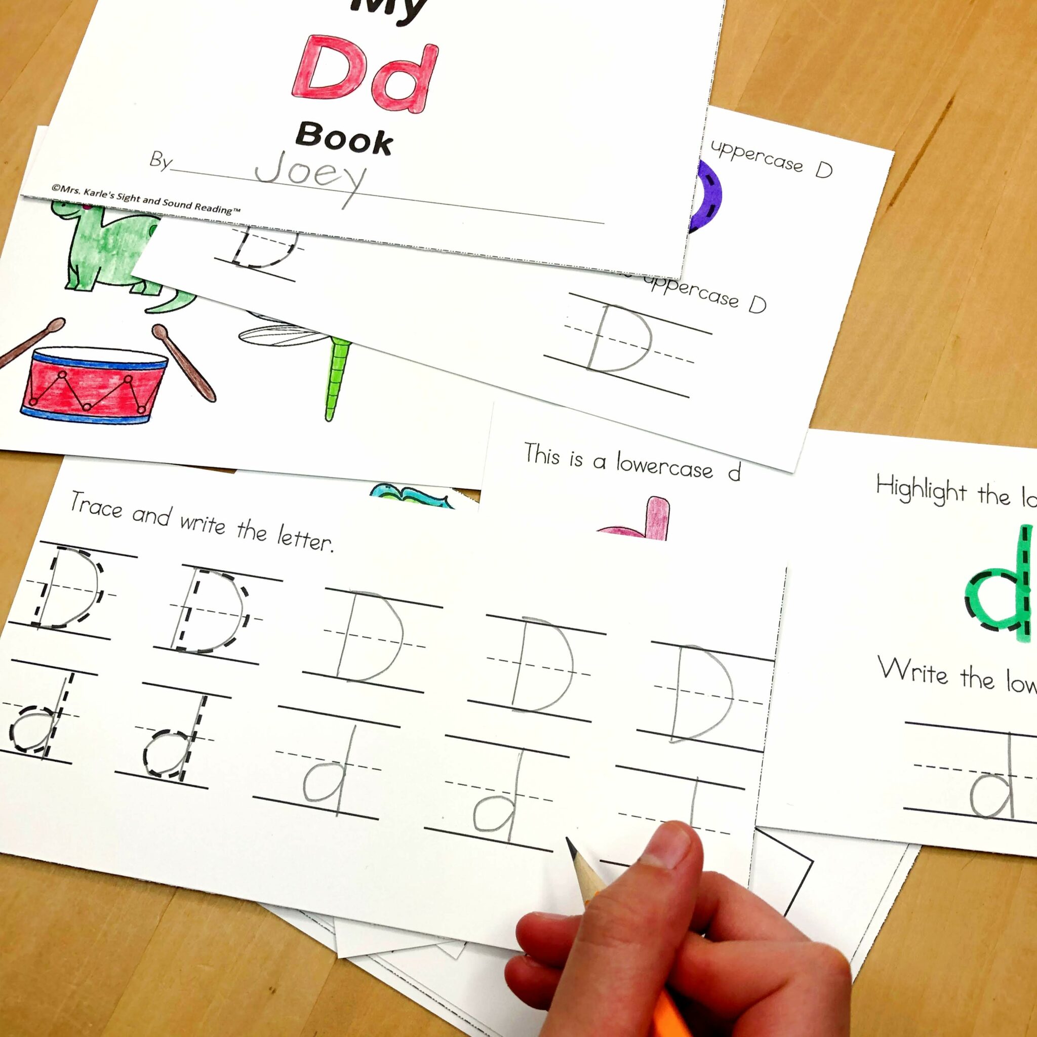 Letter D Lessons (Letter of the Week) Print and Go! – dollarlessonclub.com
