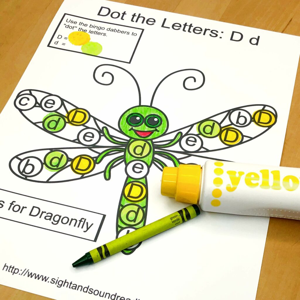 Letter D Lessons (Letter of the Week) Print and Go! – dollarlessonclub.com