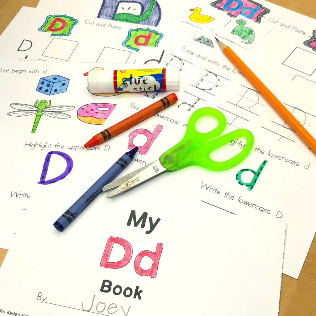 Letter D Lessons (Letter of the Week) Print and Go! – dollarlessonclub.com