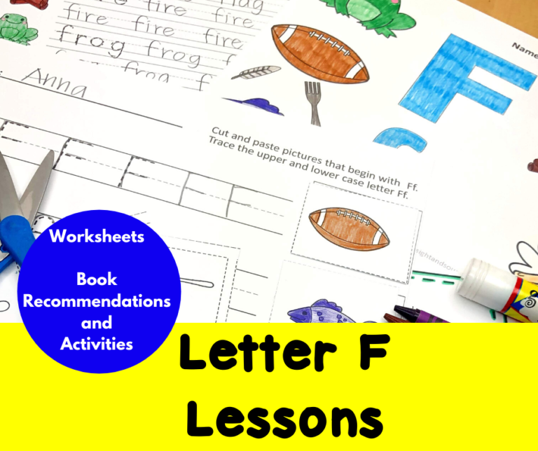 Letter F Lessons (Letter of the Week) Print and Go! – dollarlessonclub.com