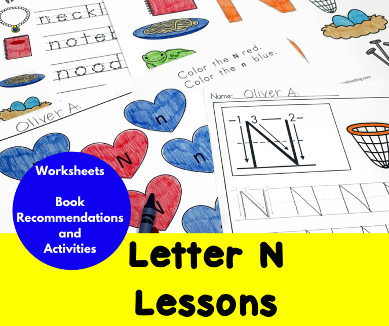 Letter N Lessons (Letter of the Week) Print and Go! – dollarlessonclub.com