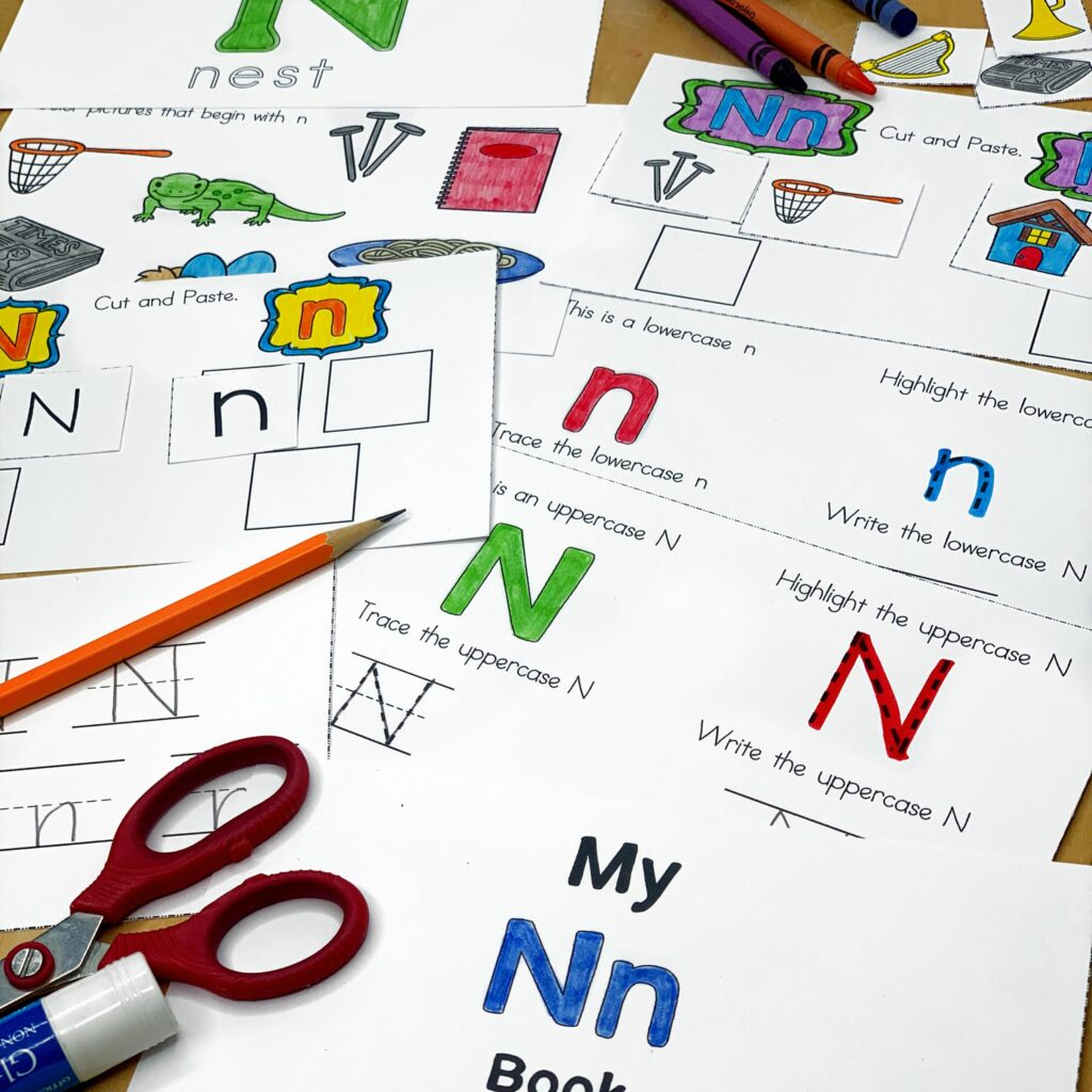 Letter N Lessons (Letter of the Week) Print and Go! – dollarlessonclub.com