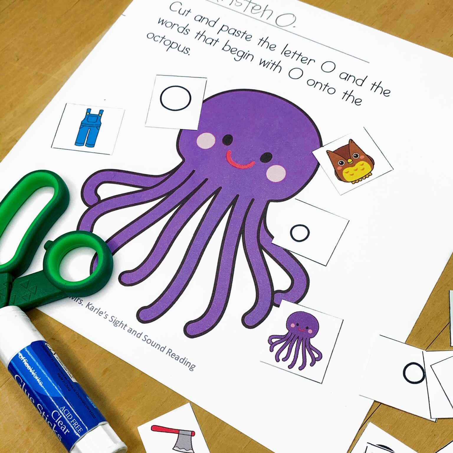 Letter O Lessons (Letter of the Week) Print and Go! – dollarlessonclub.com