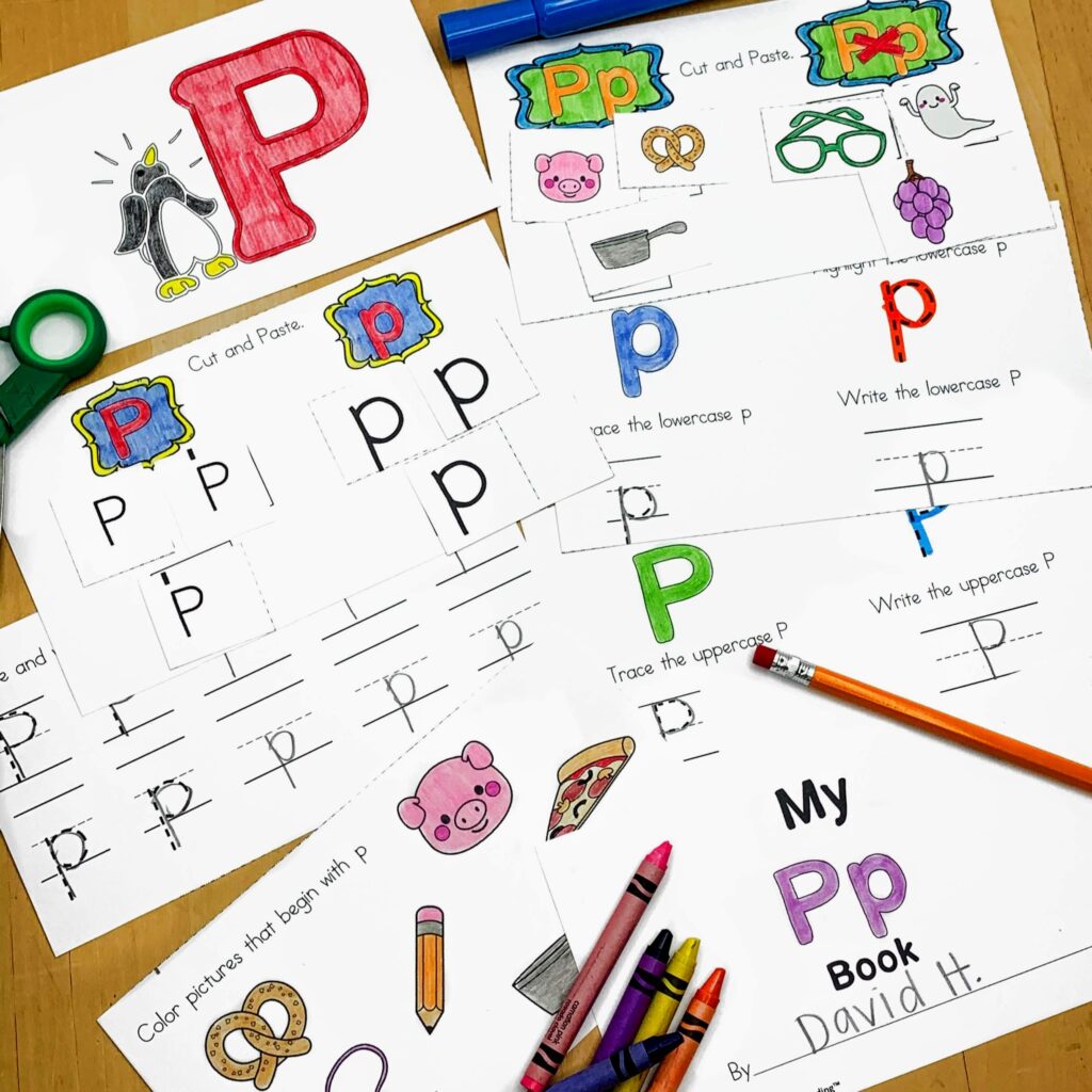 Letter P Lessons (Letter of the Week) Print and Go! – dollarlessonclub.com