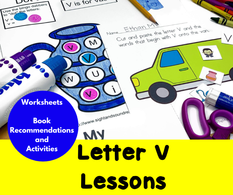 Letter V Lessons (Letter of the Week) Print and Go! – dollarlessonclub.com