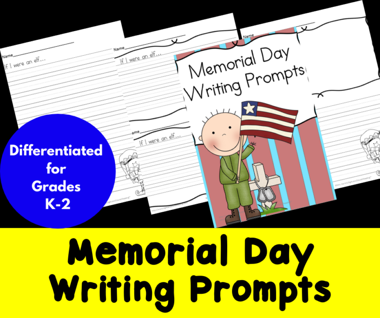 Memorial Day Writing Prompts – dollarlessonclub.com