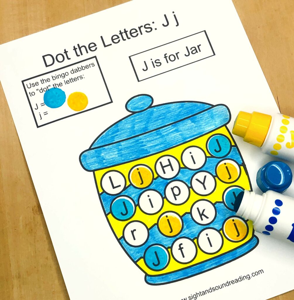 Letter J Lessons (Letter of the Week) Print and Go! – dollarlessonclub.com