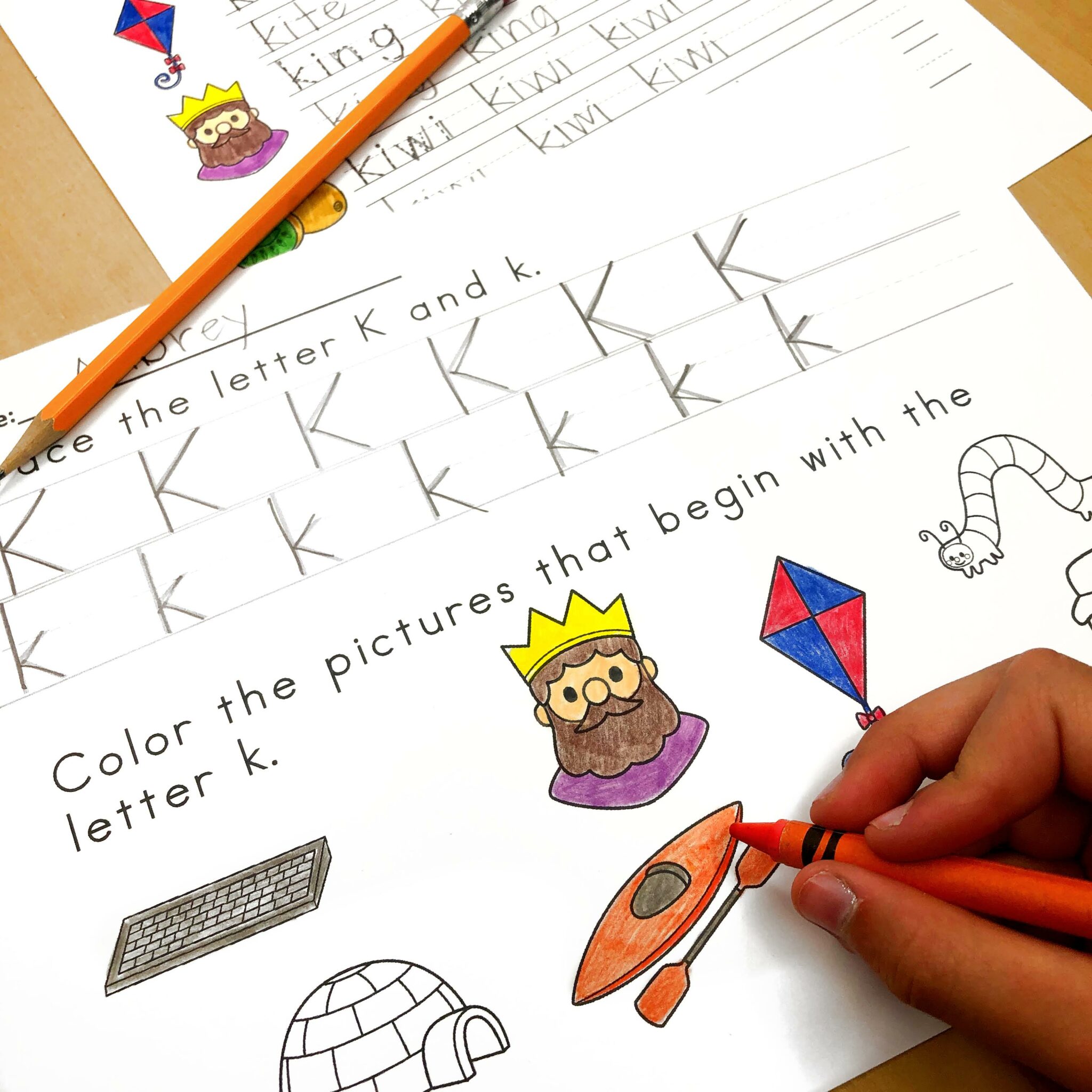 Letter K Lessons (Letter of the Week) Print and Go! – dollarlessonclub.com