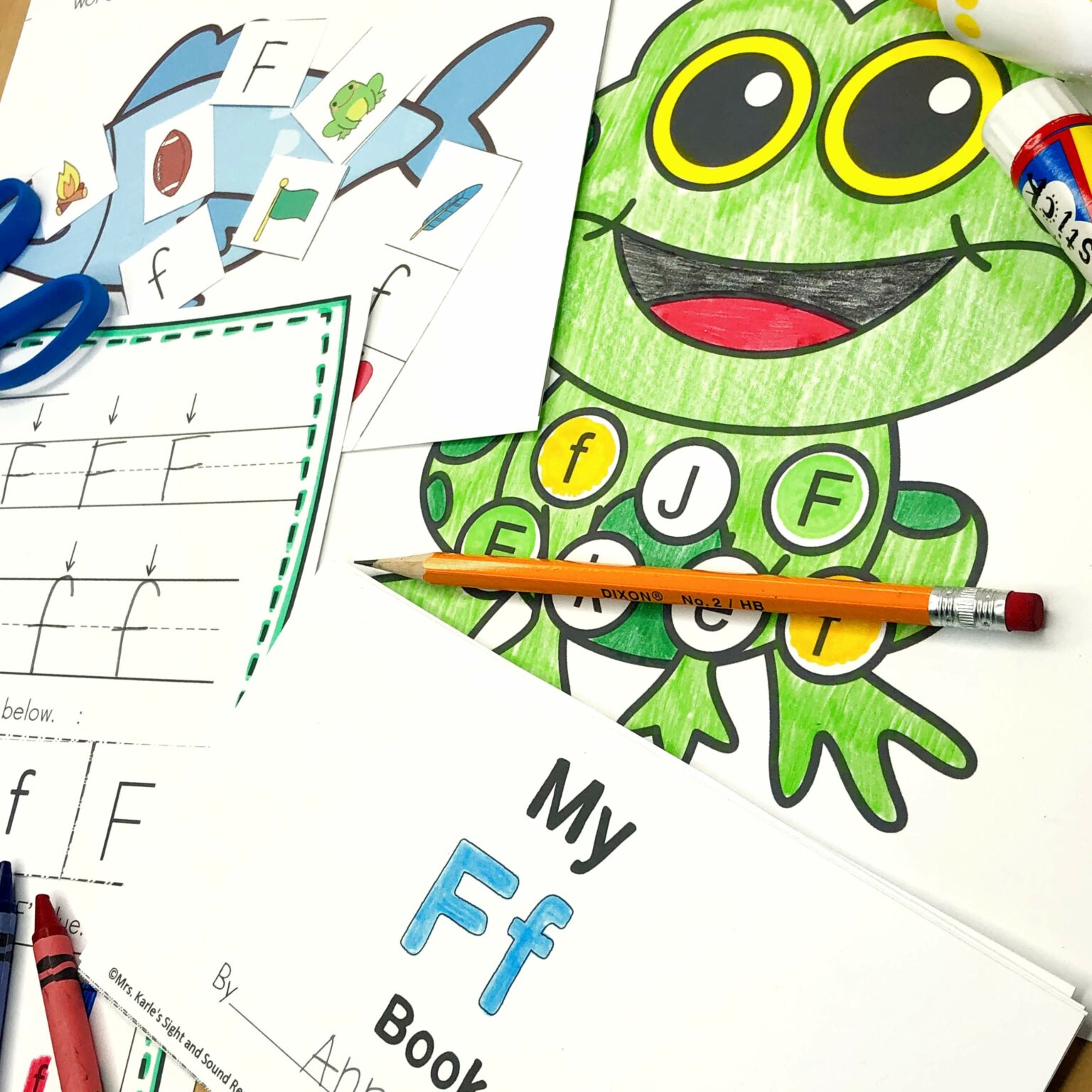 Letter F Lessons (Letter of the Week) Print and Go! – dollarlessonclub.com