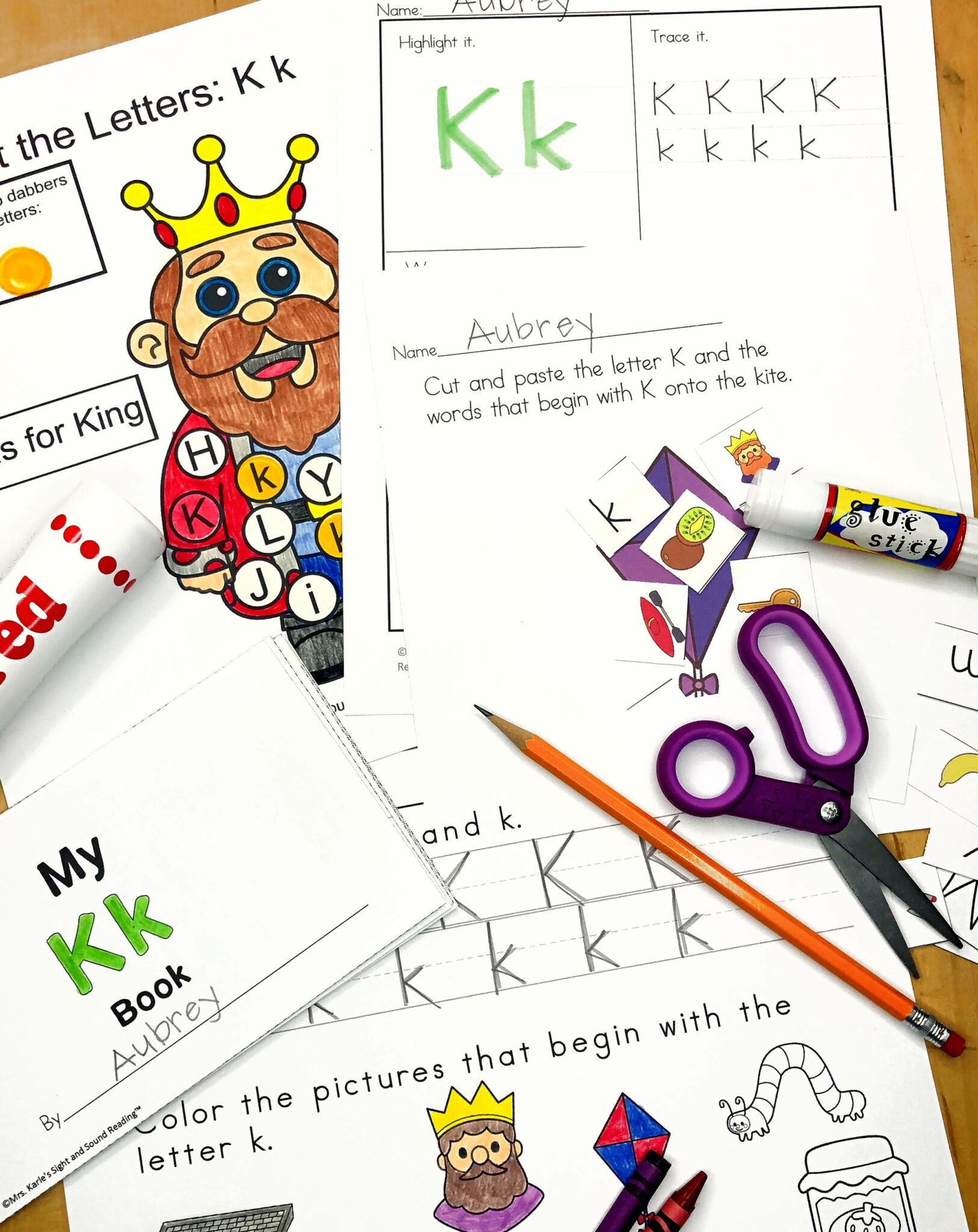 Letter K Lessons (Letter of the Week) Print and Go! – dollarlessonclub.com