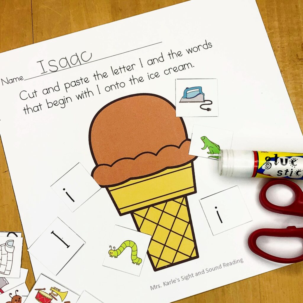 Letter I Lessons (Letter of the Week) Print and Go! – dollarlessonclub.com