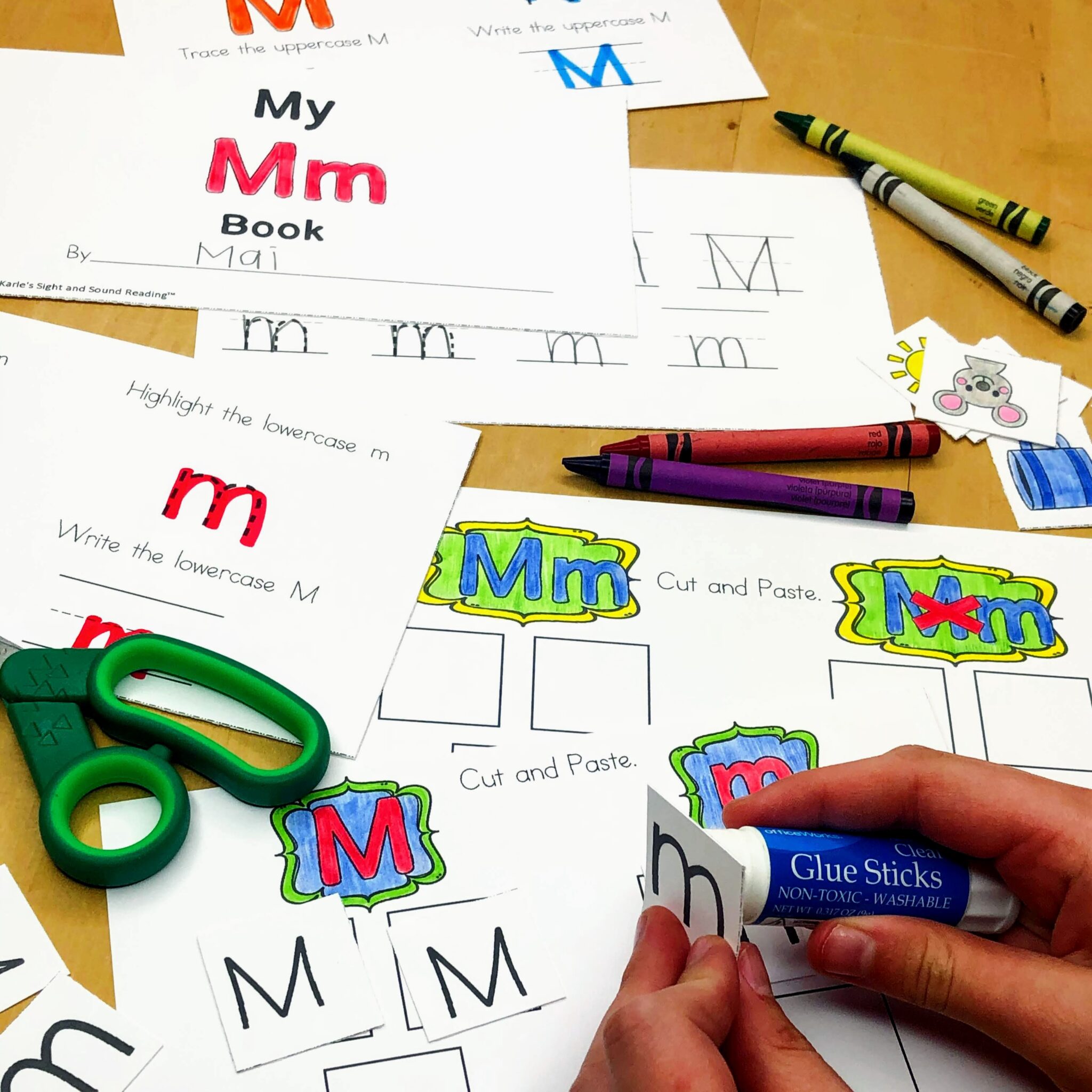 Letter M Lessons (Letter of the Week) Print and Go! – dollarlessonclub.com