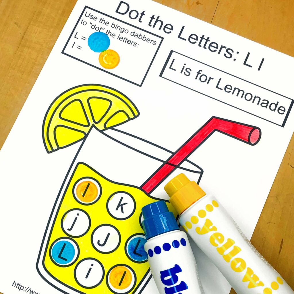 Letter L Lessons (Letter of the Week) Print and Go! – dollarlessonclub.com