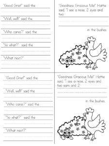 Hattie and the Fox Sequencing Activities for Kindergarten ...