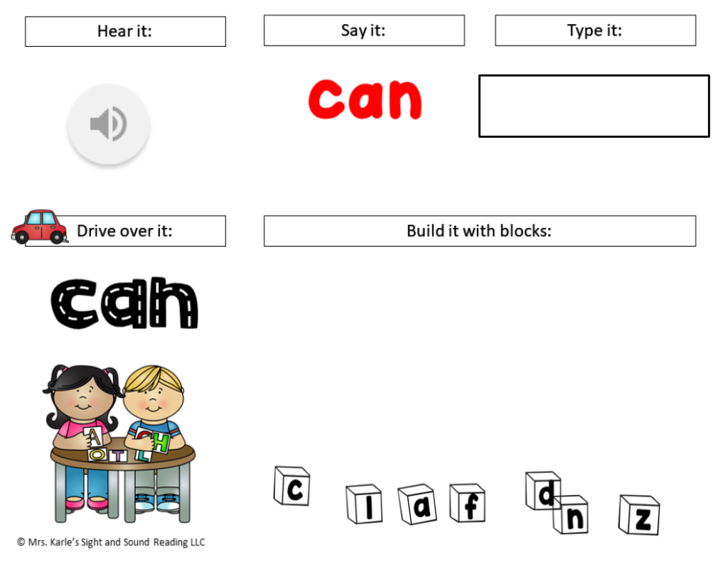 Distance Learning Google Classroom PrePrimer Sight Word Activity ...