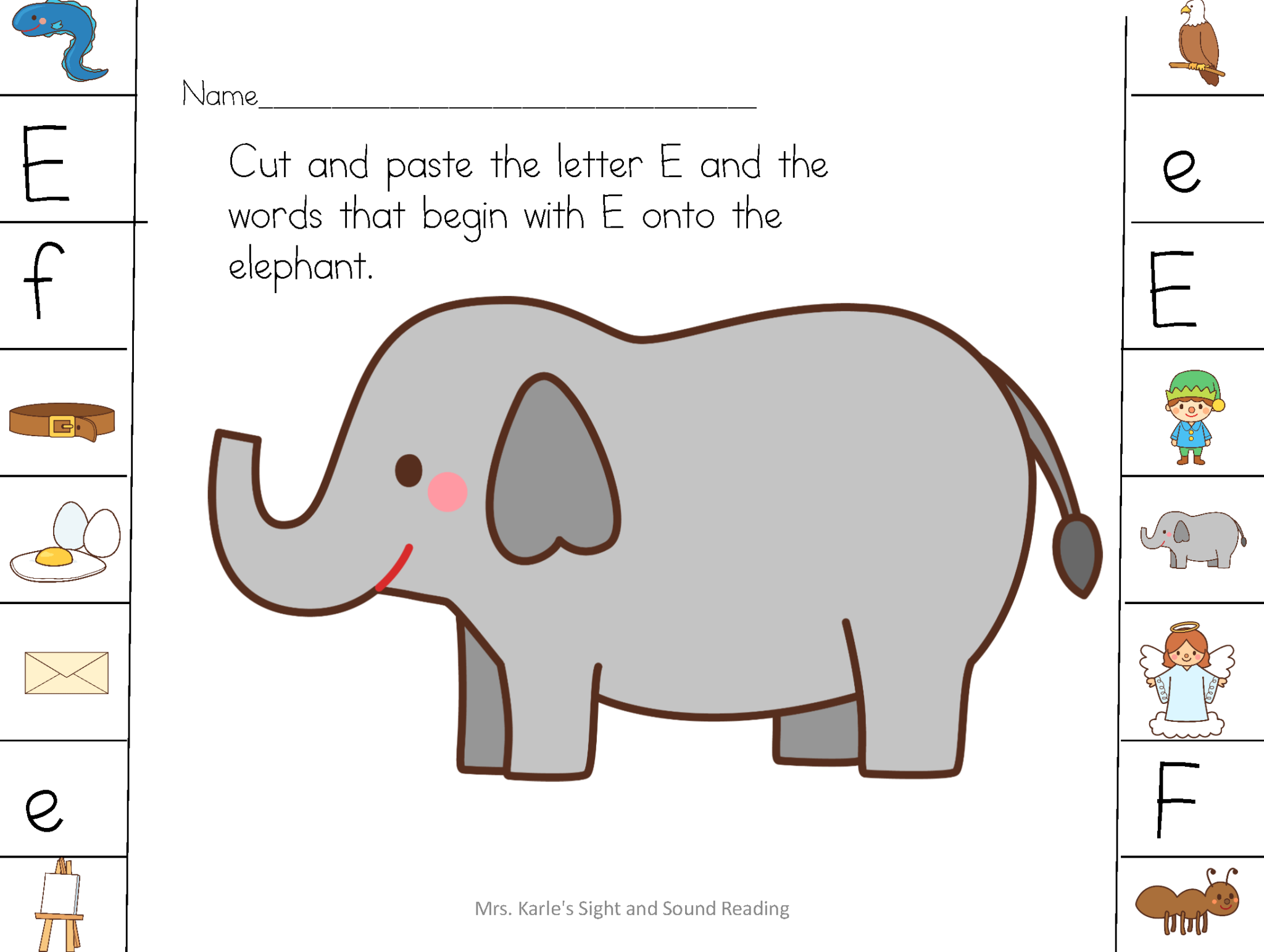 Beginning Sound/Letter/Phonics Practice for Kindergarten Distance ...