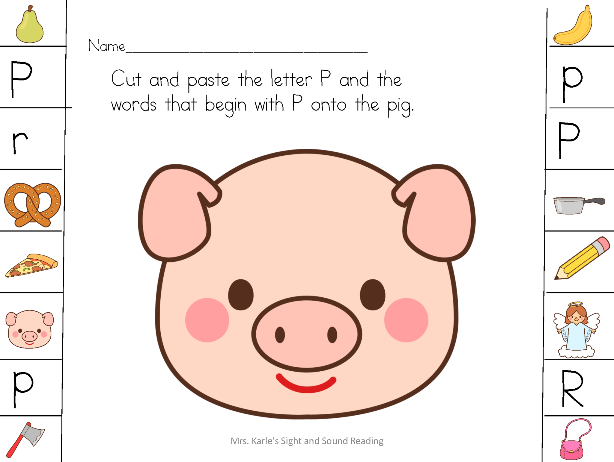 Beginning Sound/Letter/Phonics Practice for Kindergarten Distance ...