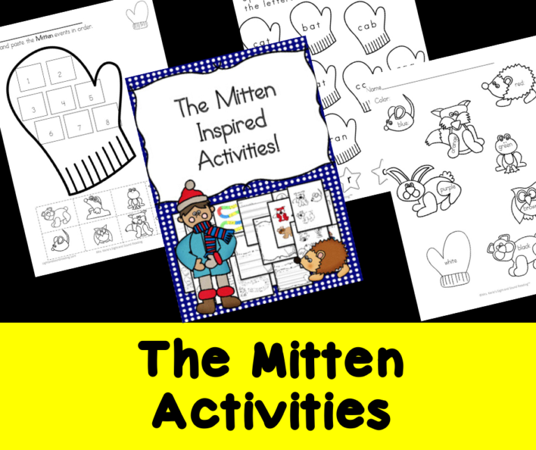 The Mitten Worksheets – dollarlessonclub.com